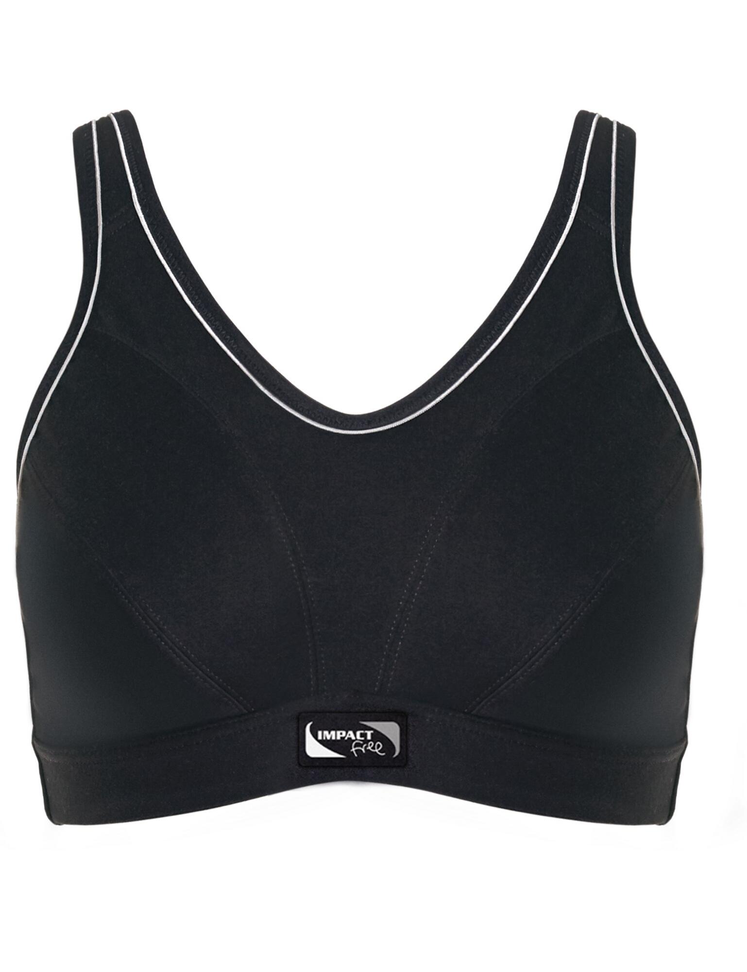 Royce Impact Free: Sports Bra S1224 | Black | Uplifted Lingerie