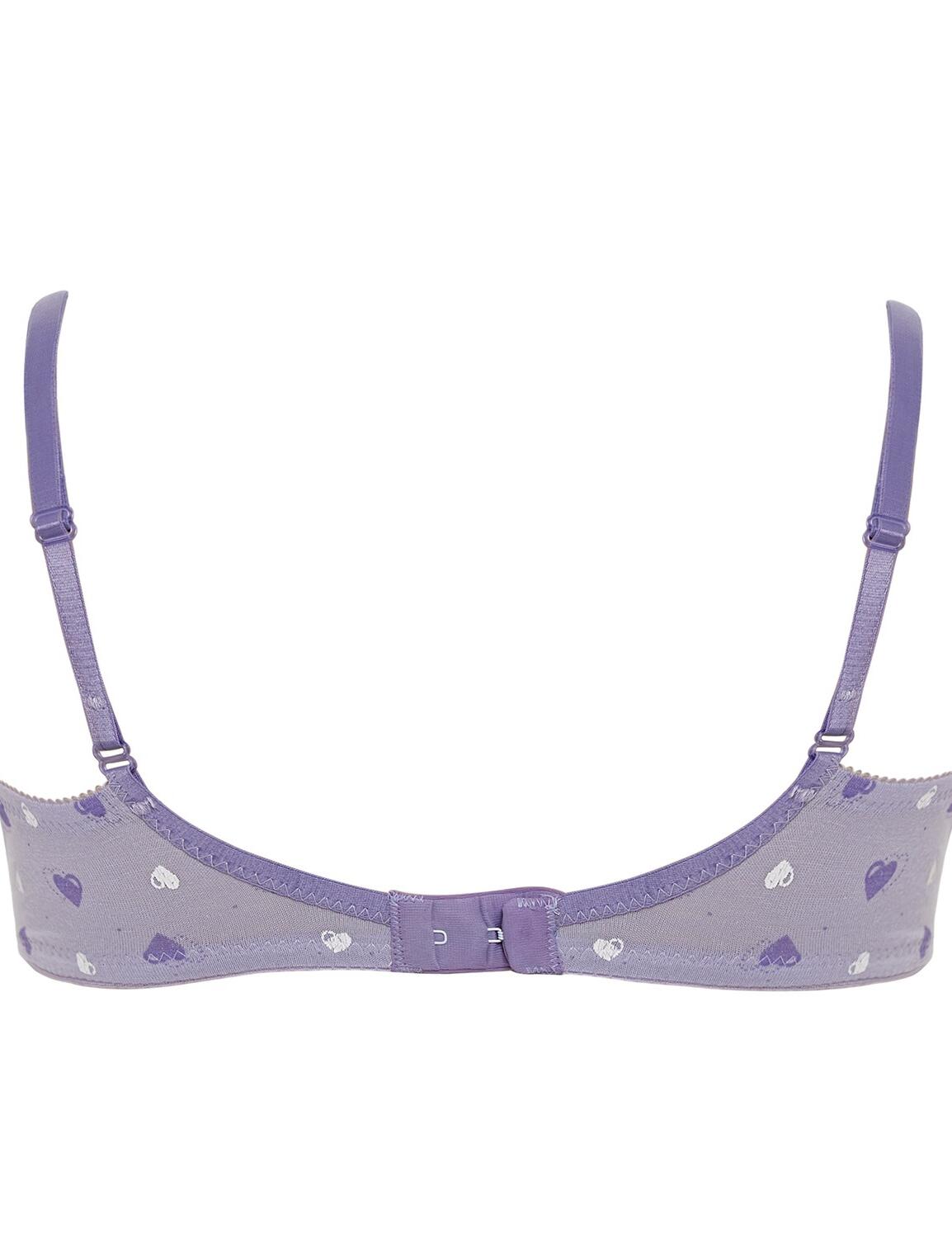 Royce Sweet Violet: Teen Bra 2 Pack | Purple Print and White | Uplifted ...