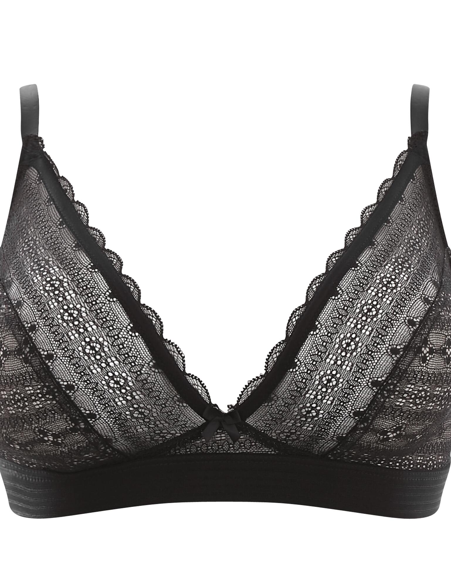 Cleo Lyzy: Triangle Bra 9766 | Black | Uplifted Lingerie